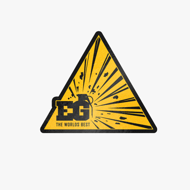 Caution Sticker – EG GRENADE CO UK