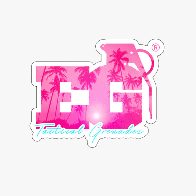 EG Miami Vice Sticker (Medium) – EG Grenade Co. (UK)