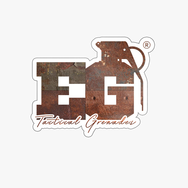 EG Rust Sticker – EG GRENADE CO UK