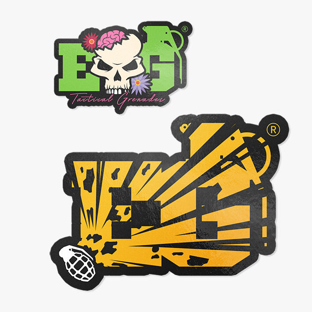 Zombie Explosion Sticker Pack – EG Grenade Co. (UK)